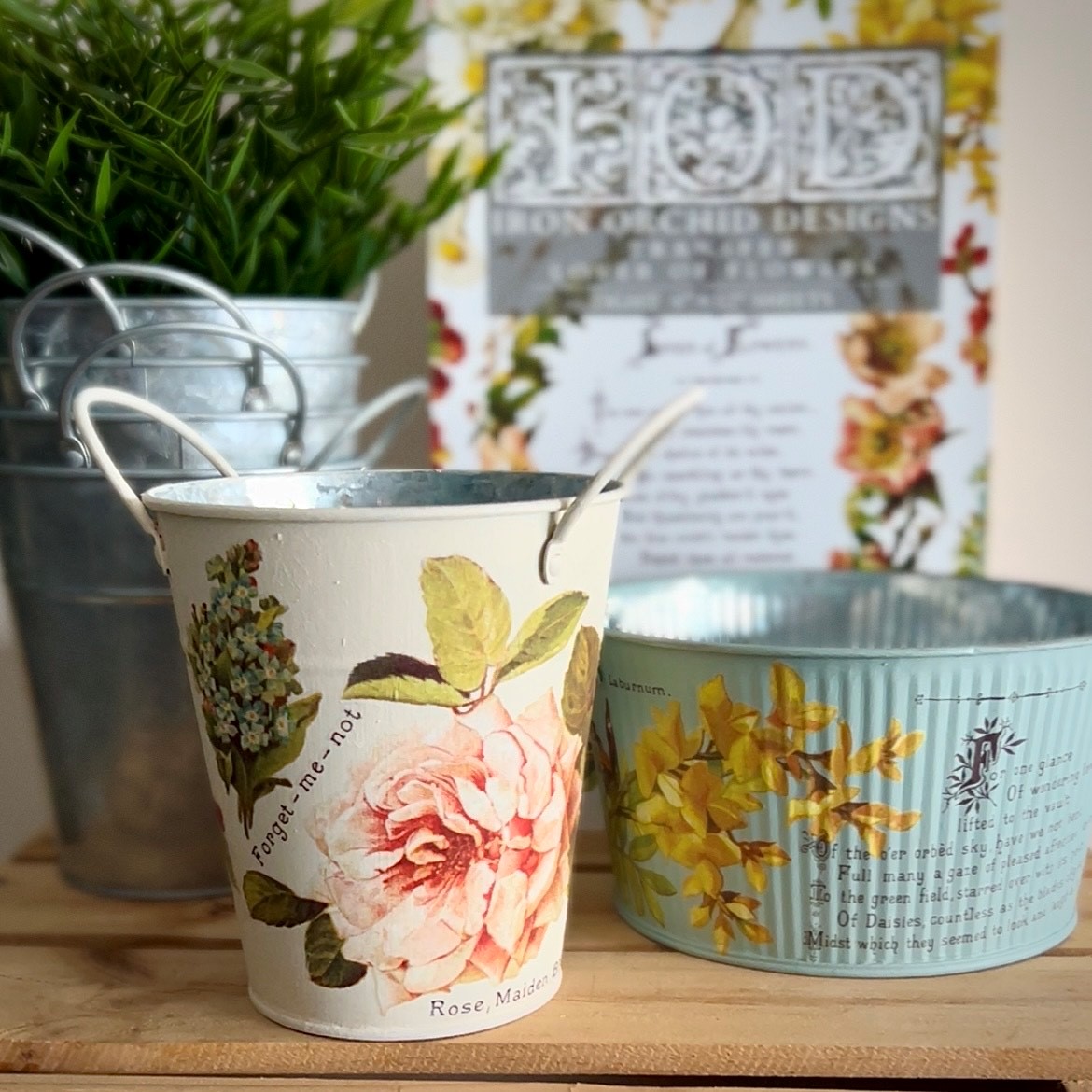 Make and Take Craft with Bec: Vintage Flower Bucket » City of Vincent